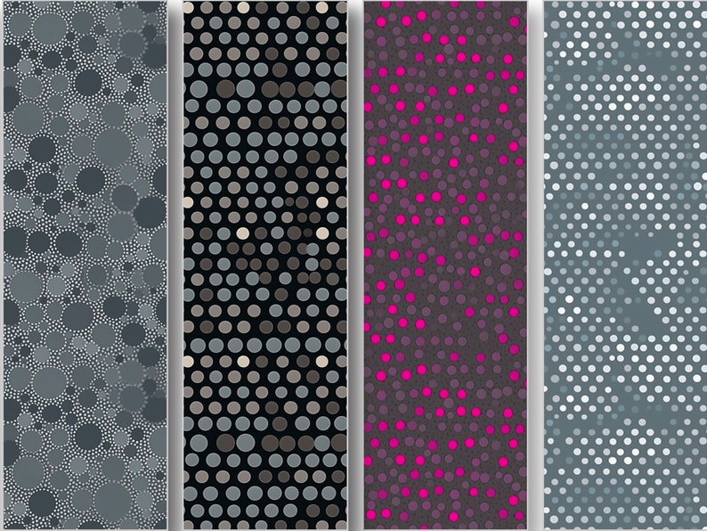 Artistic Dots Seamless Pattern Digital Paper - Etsy