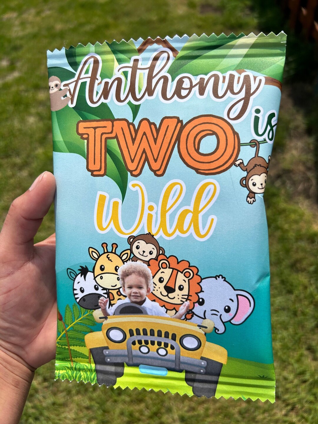 Two Wild Custom Chip Bags, Personalized Chip Bags, Custom Chip Bags ...