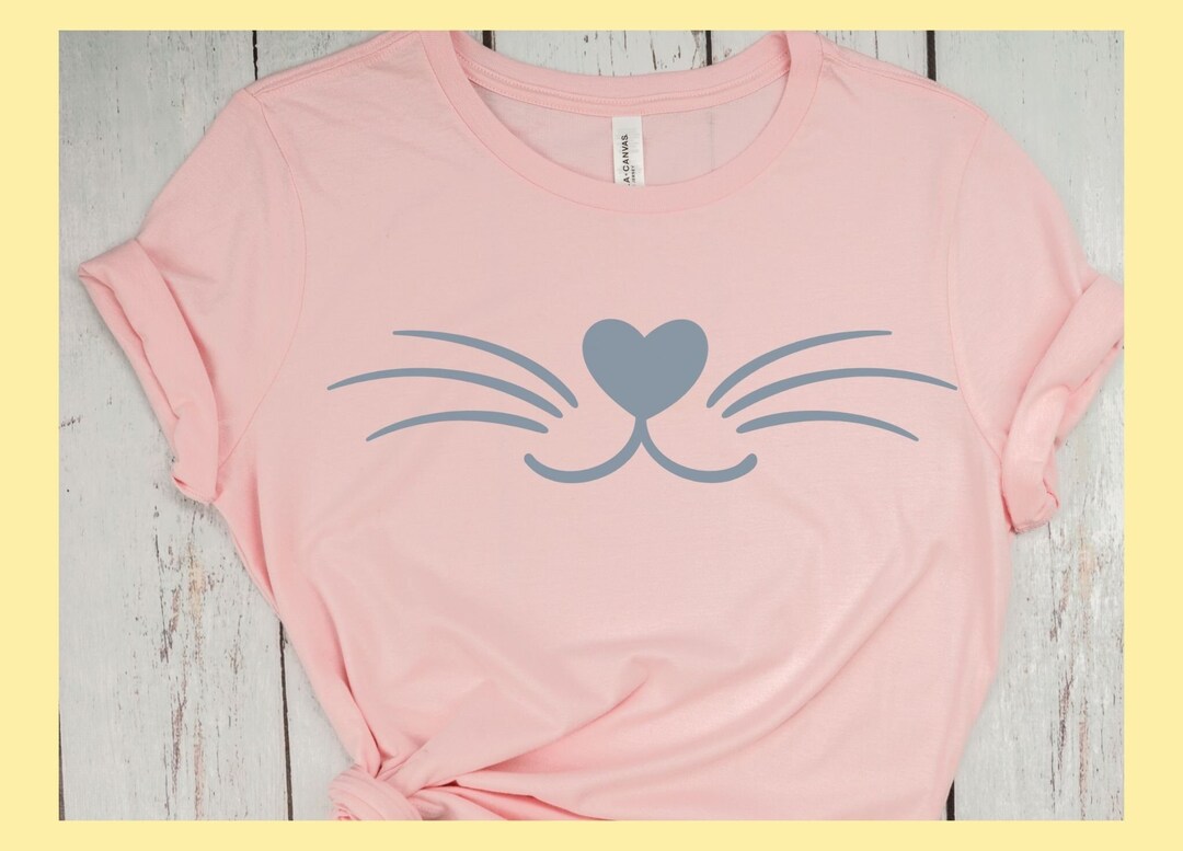 Cute Cat Shirts for Women, Cat Shirts, Cute Shirts With Cats, Cat Face ...