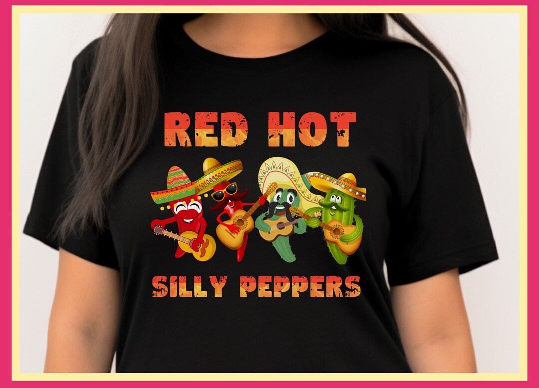 Red Hot Silly Peppers T-shirt, Band Tee, Music Lovers Shirt, Gift for ...