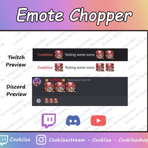 EMOTE OP MUGIWARA Twitch/discord Chopper Cry - Etsy