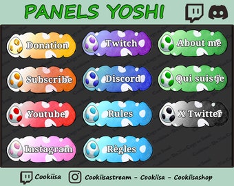 Yoshi Pre-made Emotes for Twitch Youtube Discord - Etsy