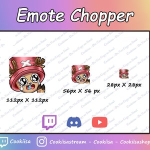 EMOTE OP MUGIWARA Twitch/discord Chopper Cry - Etsy