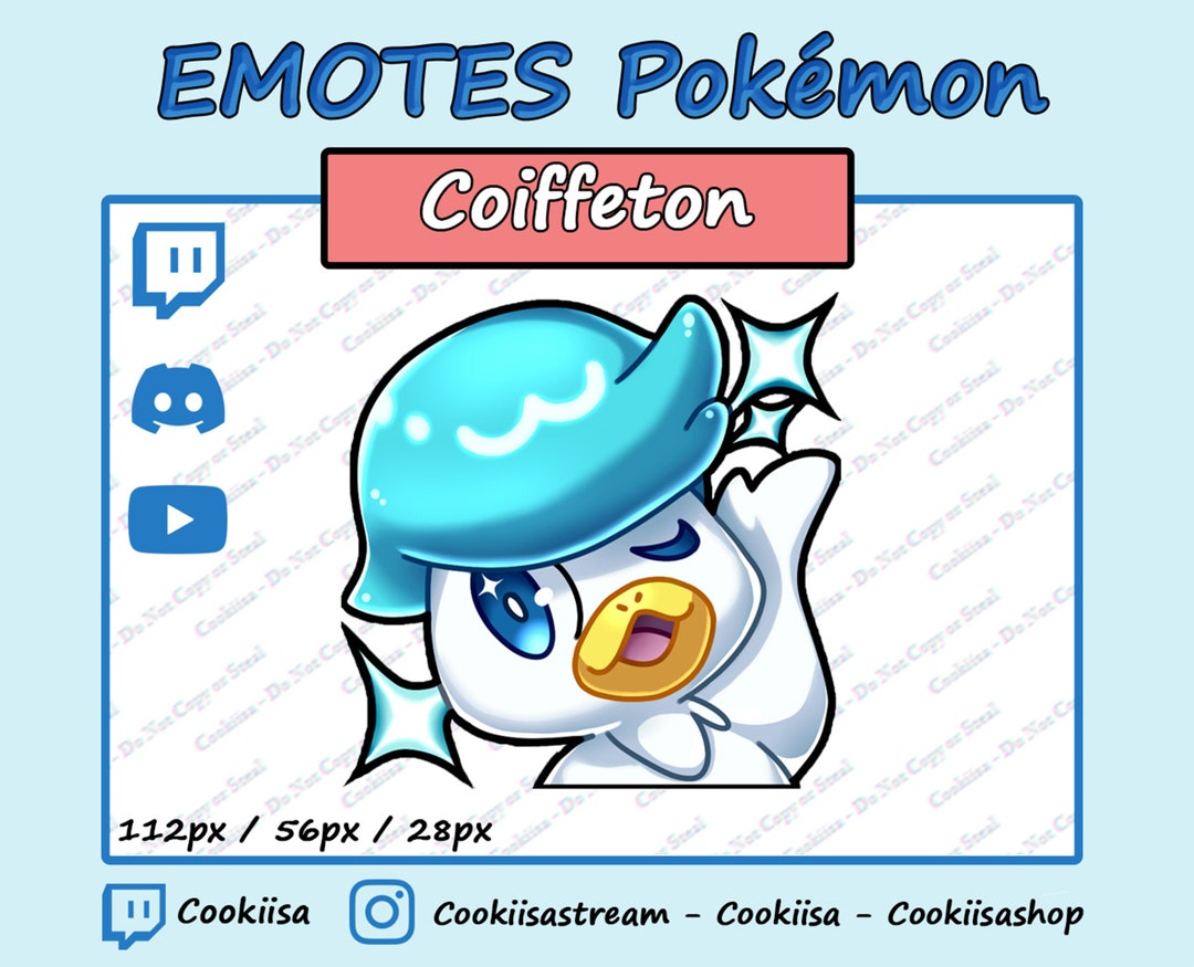 Pokemon EMOTE Twitch/discord HELLO THERE Hairstyle - Etsy