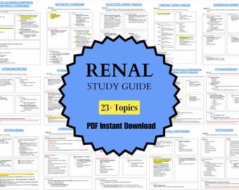Genitourinary (GU) Study Guide | Medical, Physician Assistant, Nurse ...