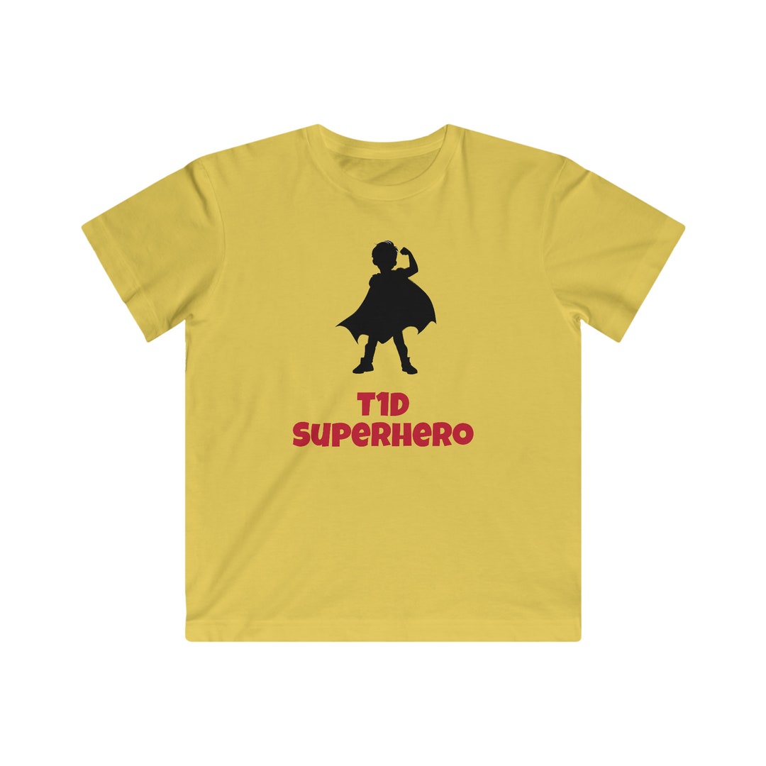 T1D Superhero T-shirt for Kids - Etsy