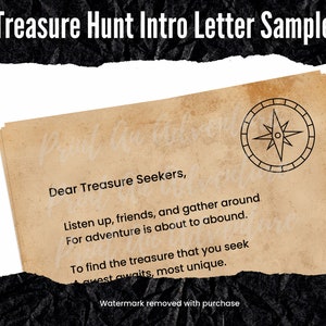 Printable Treasure Hunt for Kids: 32 Rhyming Clues (digital Download ...