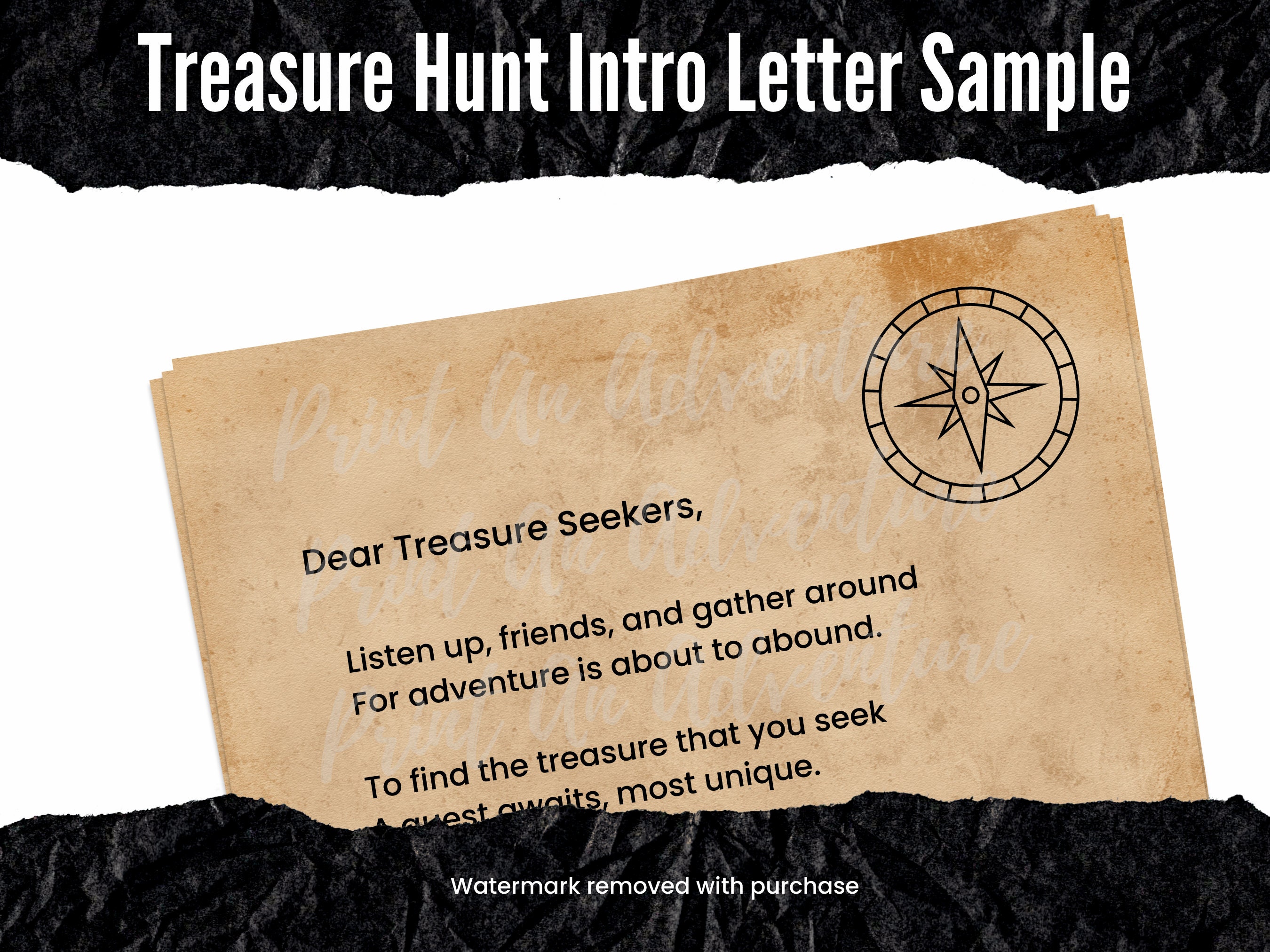 Printable Treasure Hunt for Kids: 32 Rhyming Clues (digital Download ...