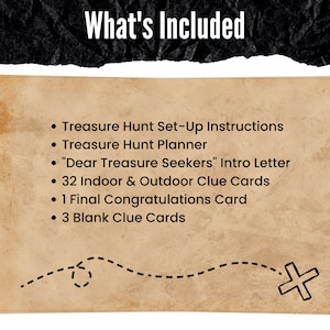 Printable Treasure Hunt for Kids: 32 Rhyming Clues (digital Download ...