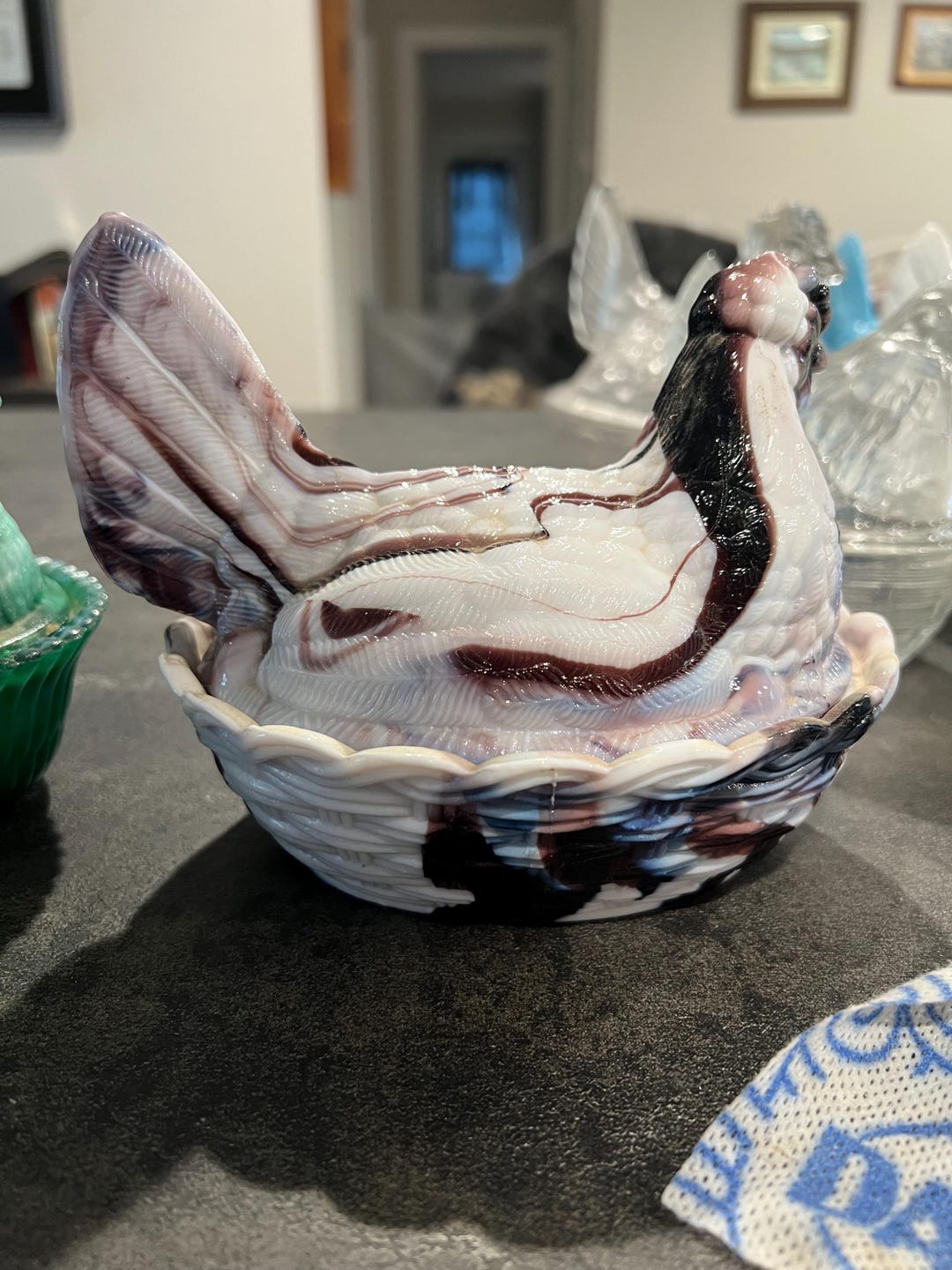 Westmoreland Purple Slag Hen on a Nest - Etsy