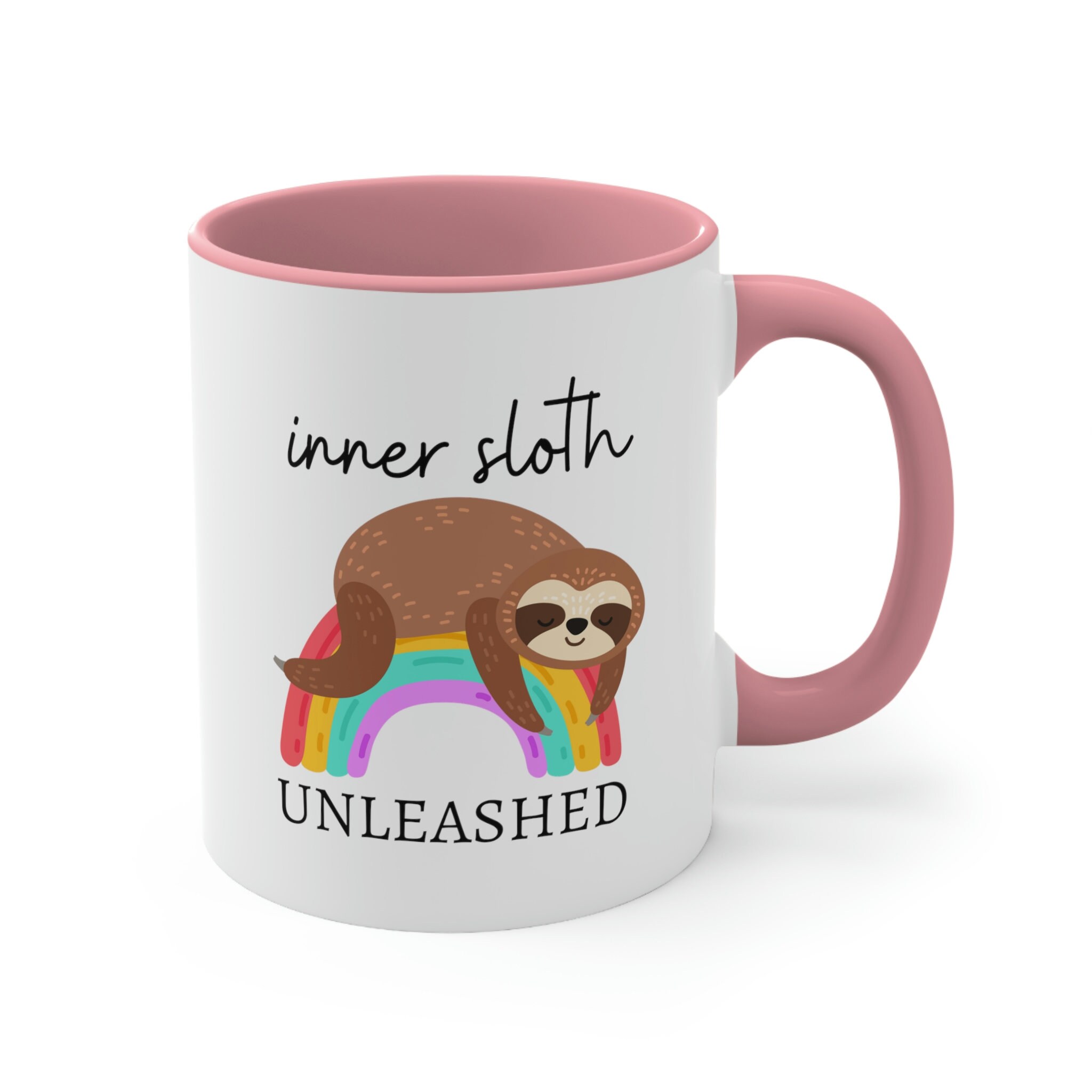 11oz Inner Sloth Unleashed Mug Accent Coffee Mug 11 Oz - Etsy