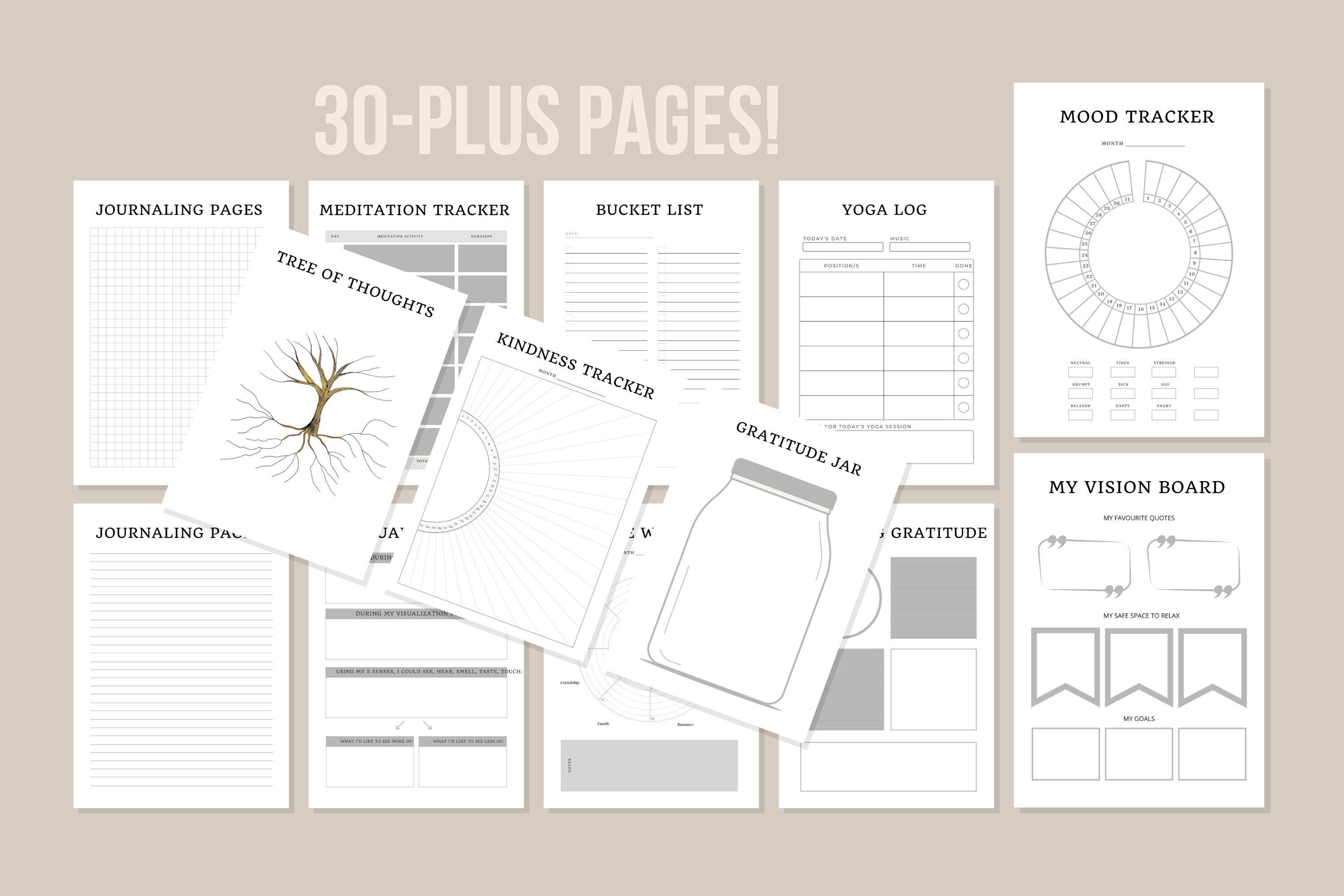 Printable Vision Book Journal - Etsy