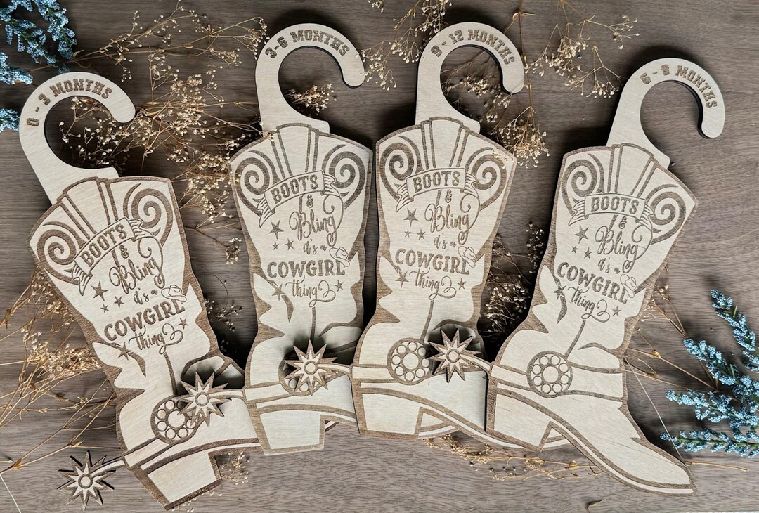 Boots and Bling Size Dividers for Baby's Closet - Etsy