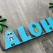 ALOHA Tabletop Sign - Etsy