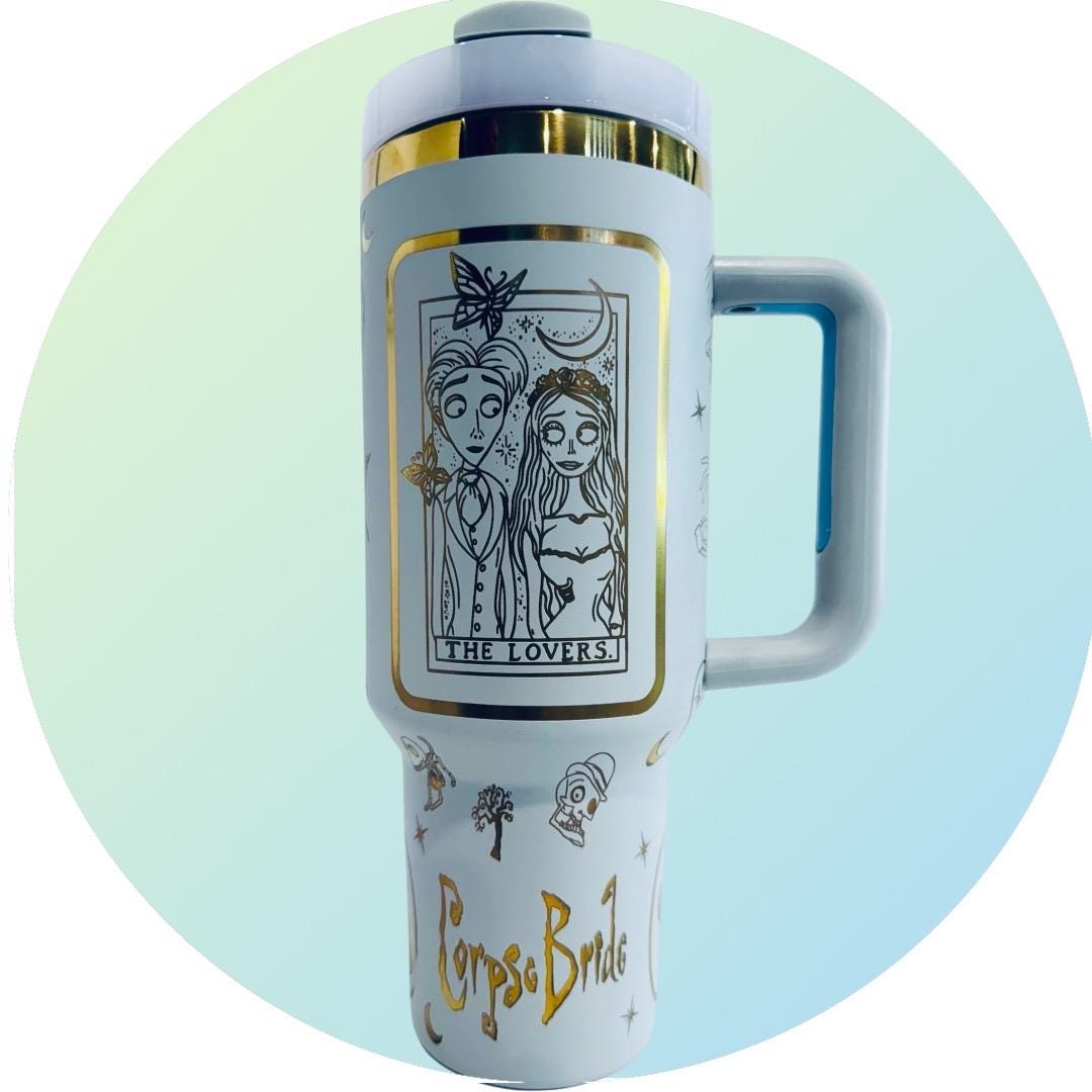 40oz Corpse Bride Tumbler - Etsy