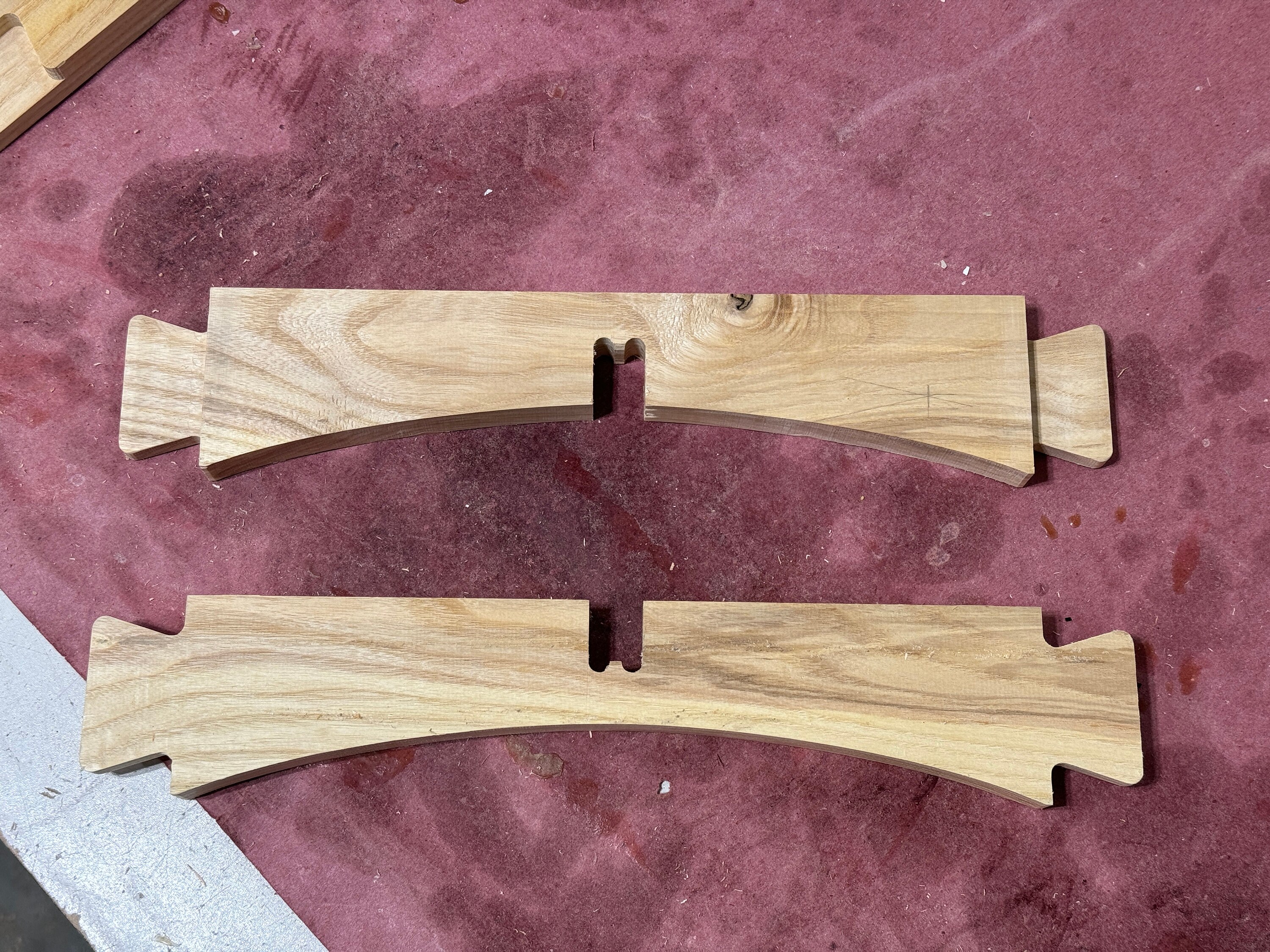 Side Table With Halflap Dovetail Joinery CNC. Personalizable Large W ...