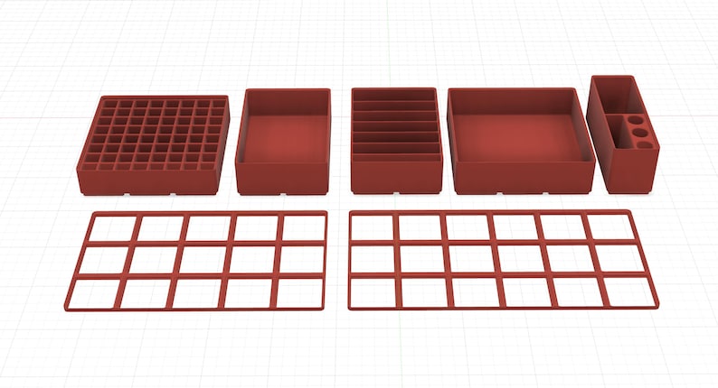 CNC Bit Storage Bundle STL for 3D Printer. No Physical Product. STL ...