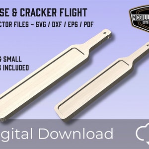CNC Vector File. Cheese and Cracker Flight. SVG, DXF, Pdf File Download ...