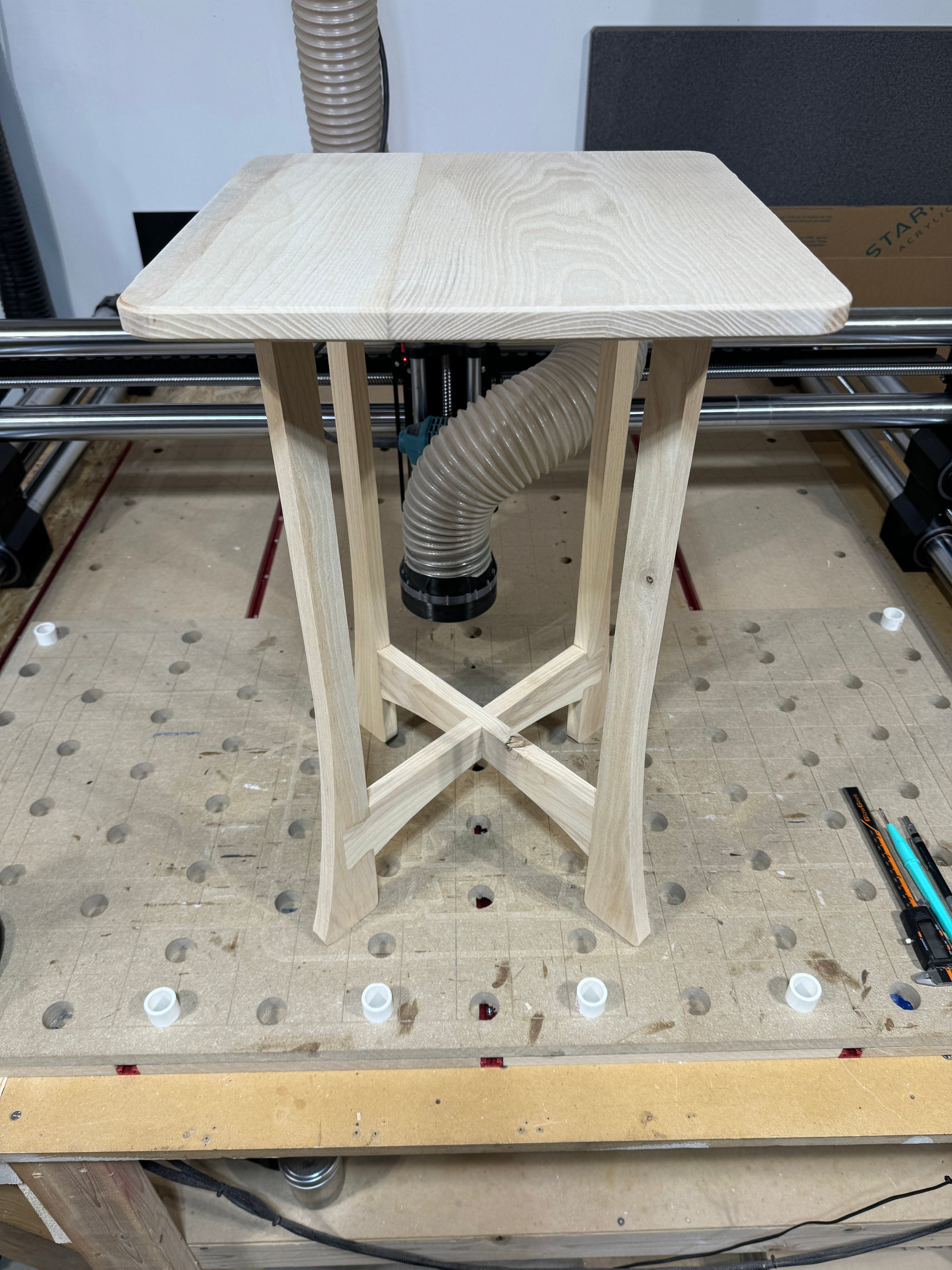 Side Table BUNDLE of 3 SVG Vector File for CNC. Large, Medium & Shaker ...