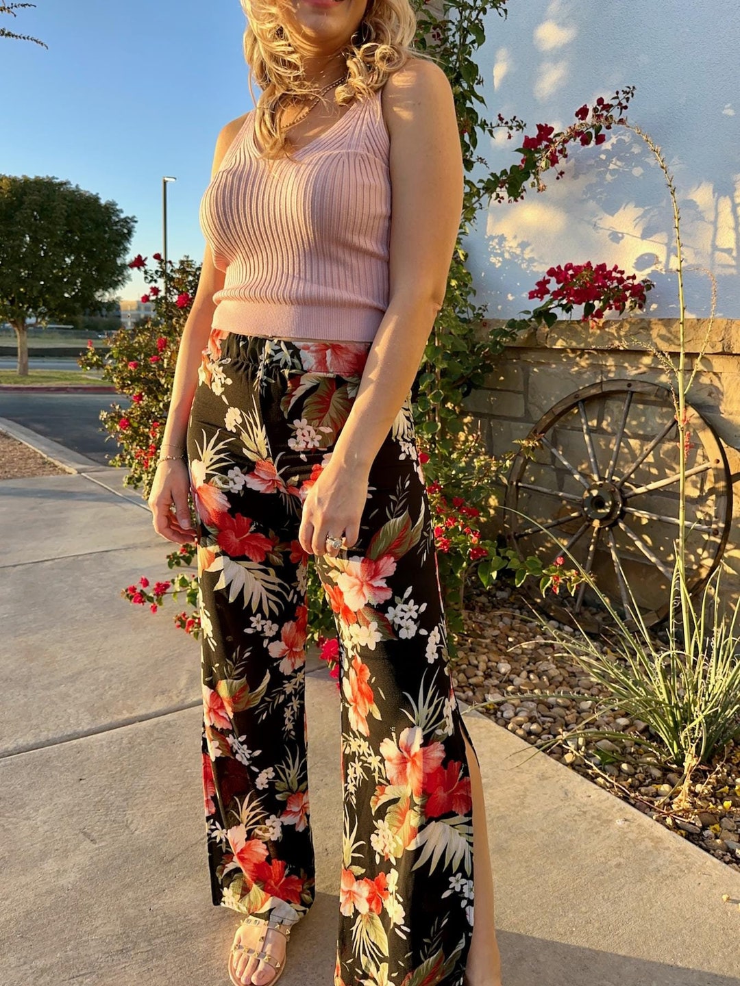 Handmade in Uganda Jebale Ko Pant | Flowy Vacation Pants - Etsy