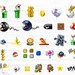 Super Mario Elements, Super Mario Clipart, Mario Pngs Instant Download ...