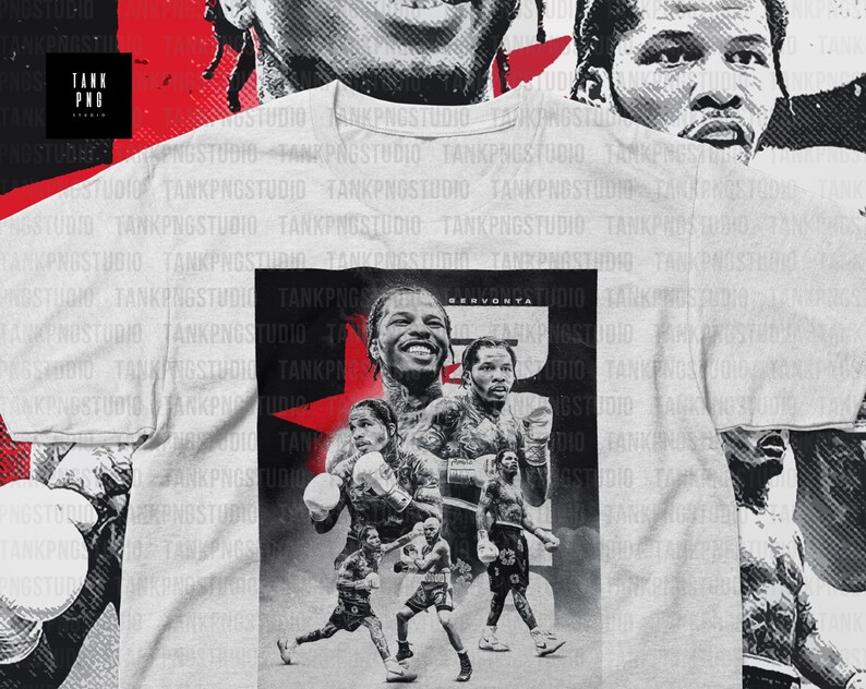 Boxer Gervonta Tank Davis PNG Design for DTG Sublimation Printing - Etsy