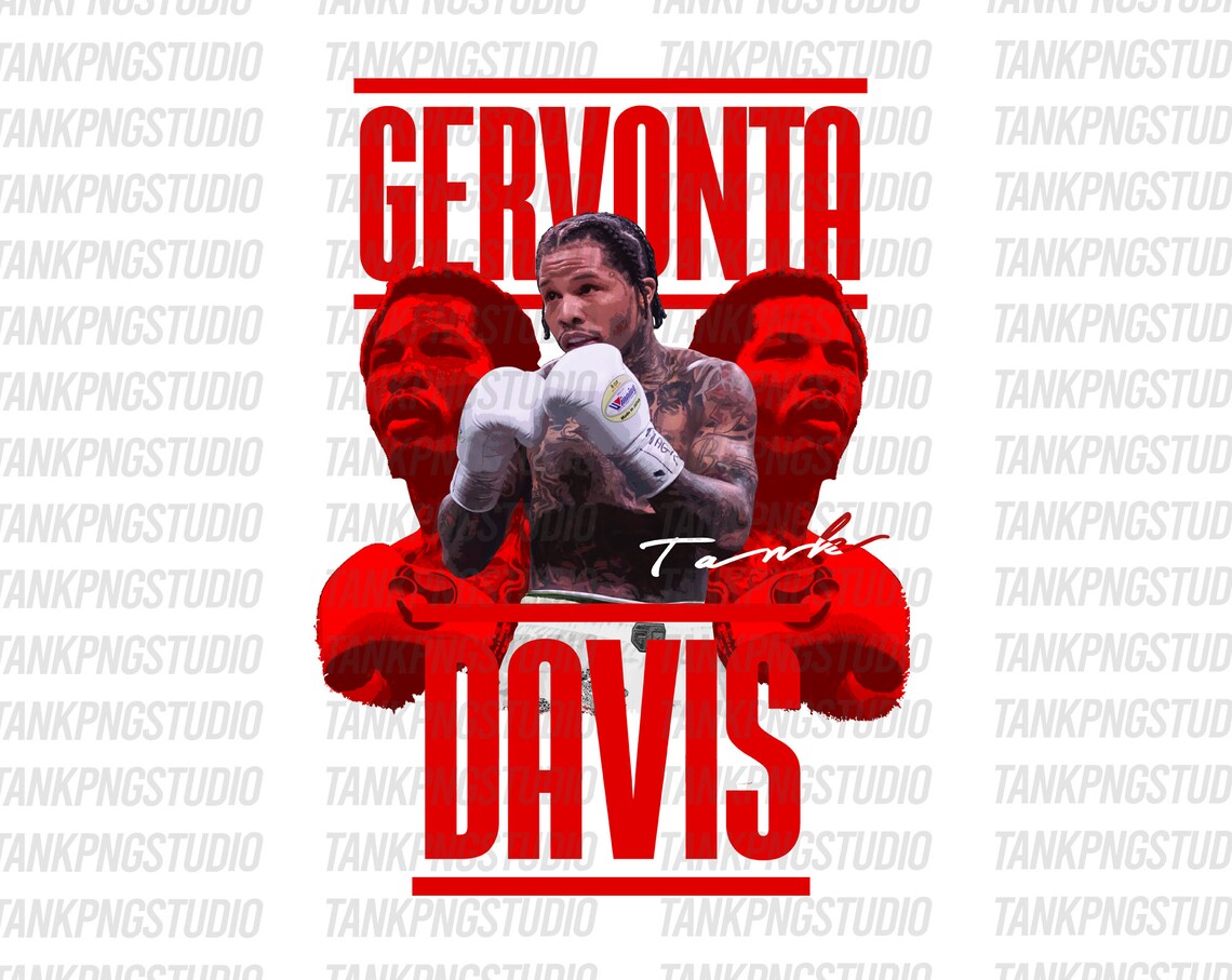 Gervonta Tank Davis PNG Design for DTG Sublimation Printing - Etsy