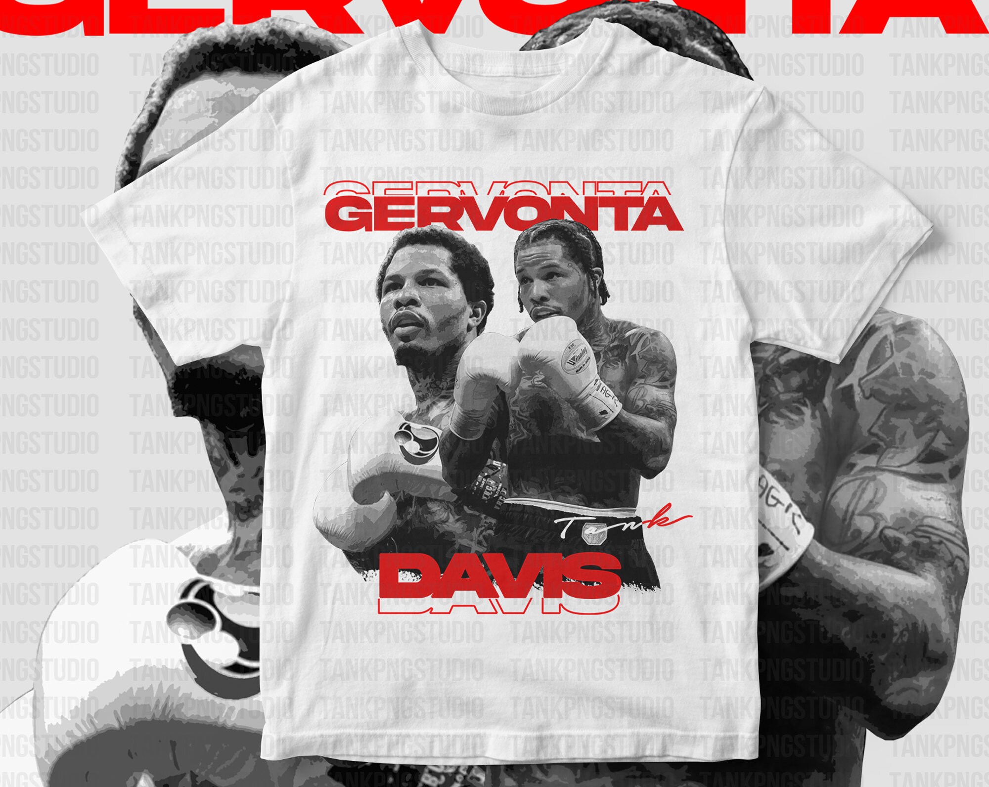 Gervonta Davis PNG T-shirt Design for DTG Sublimation Printing - Etsy
