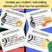 Music Note Staff Printable, Music Education, Bass Clef, Treble Clef ...