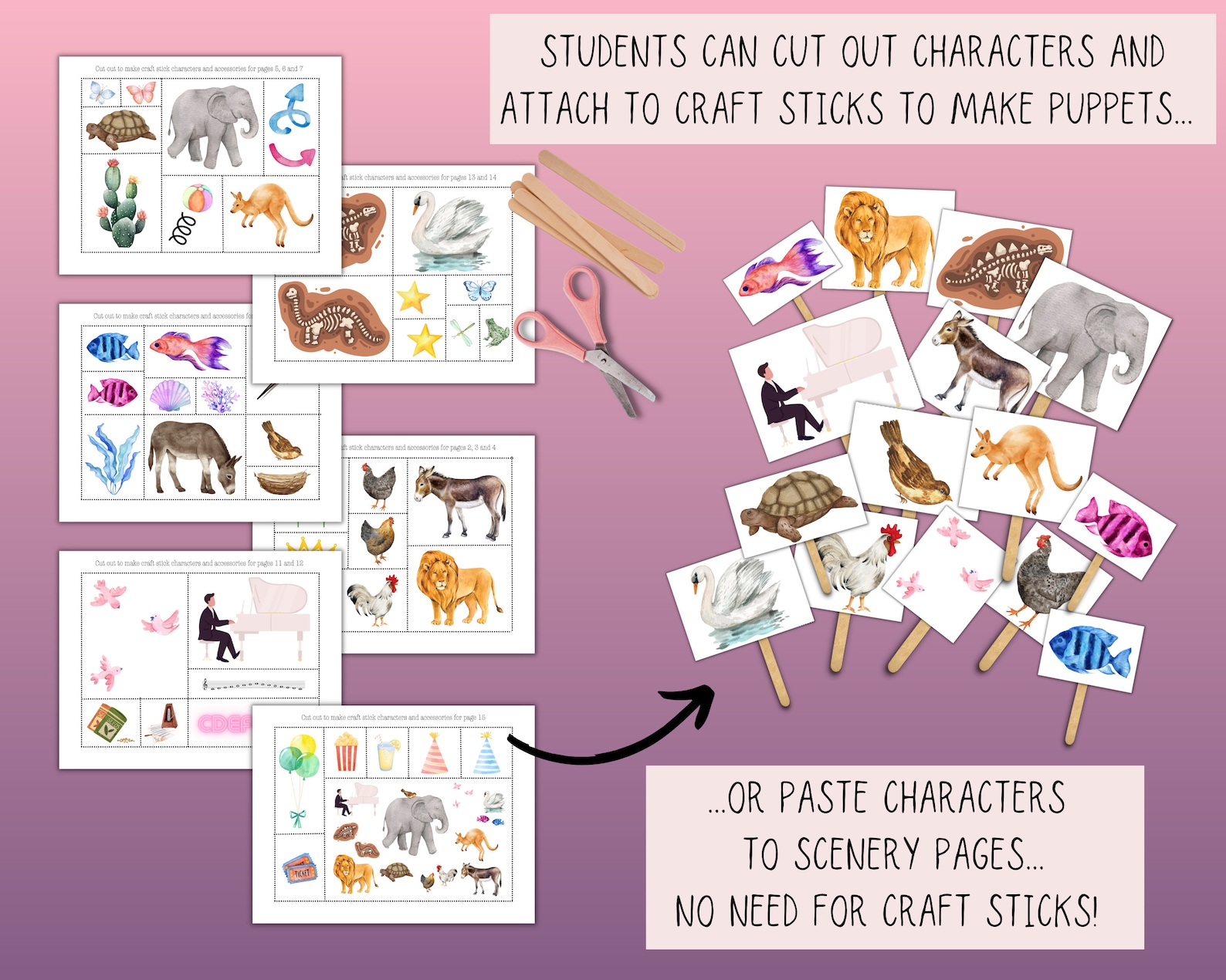 Carnival of the Animals, Educational Printable, Music Unit Study ...
