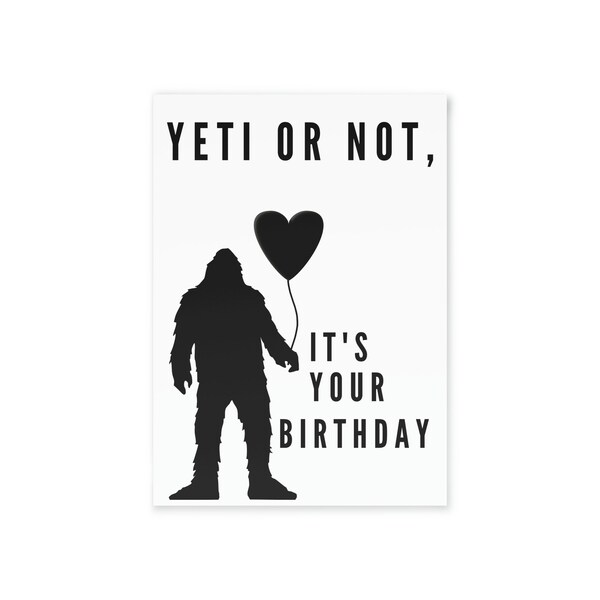 Yeti Birthday - Etsy