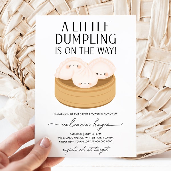 Dim sum party invitations - Etsy.de