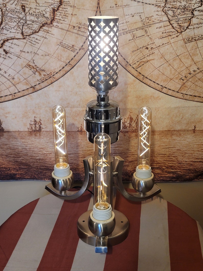 Steampunk Upcycled Alien Lamp Holiday Sale - Etsy