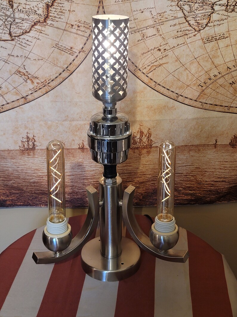 Steampunk Upcycled Alien Lamp Holiday Sale - Etsy