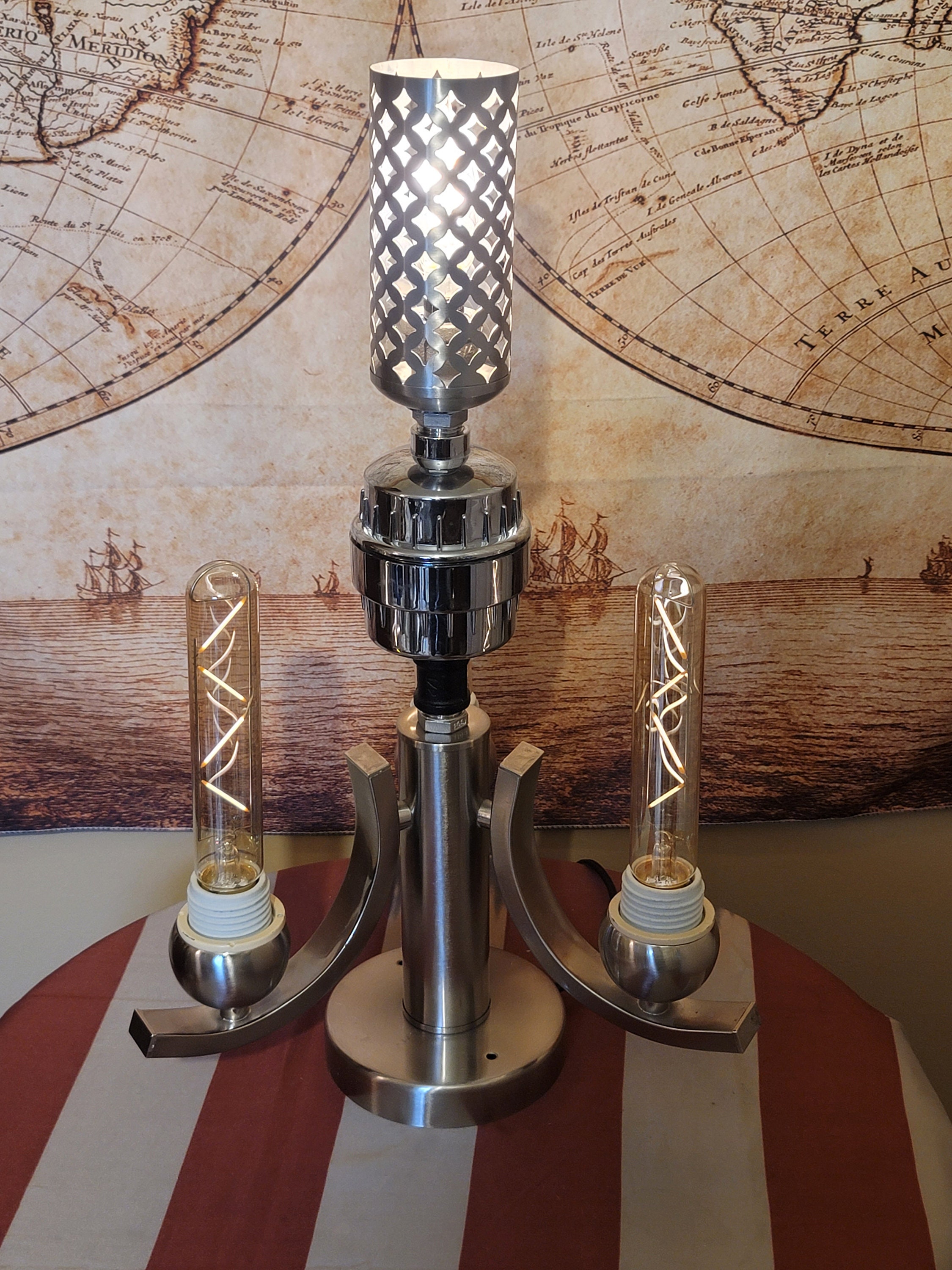 Steampunk Upcycled Alien Lamp Holiday Sale - Etsy