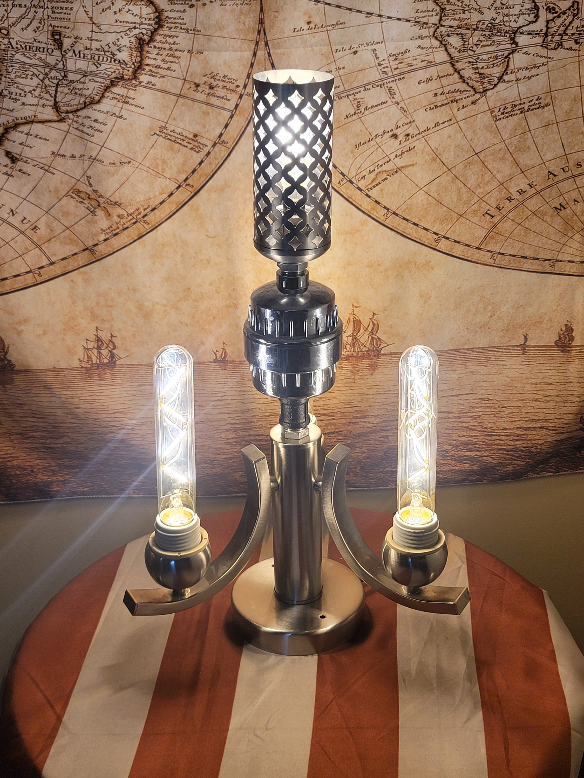 Steampunk Upcycled Alien Lamp Holiday Sale - Etsy