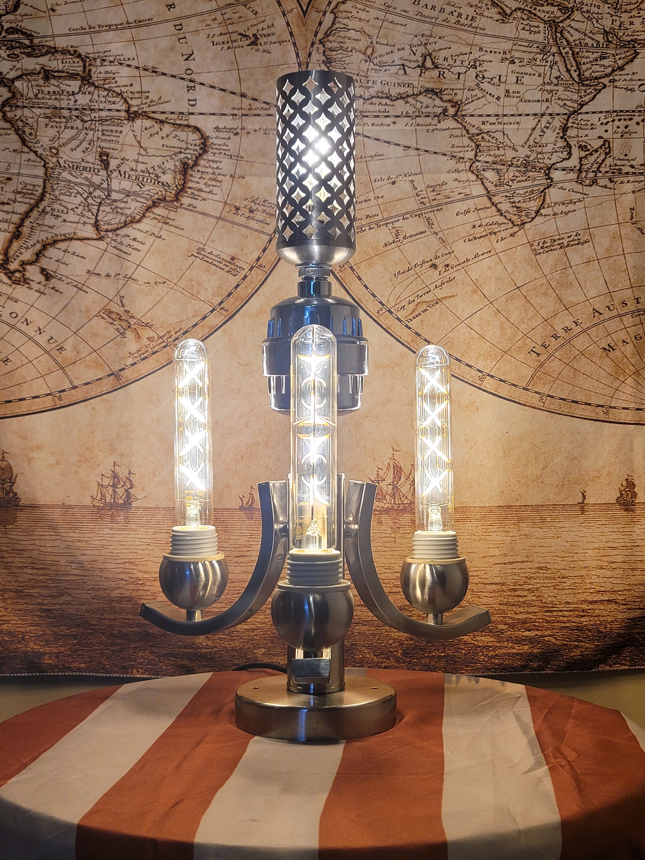 Steampunk Upcycled Alien Lamp Holiday Sale - Etsy