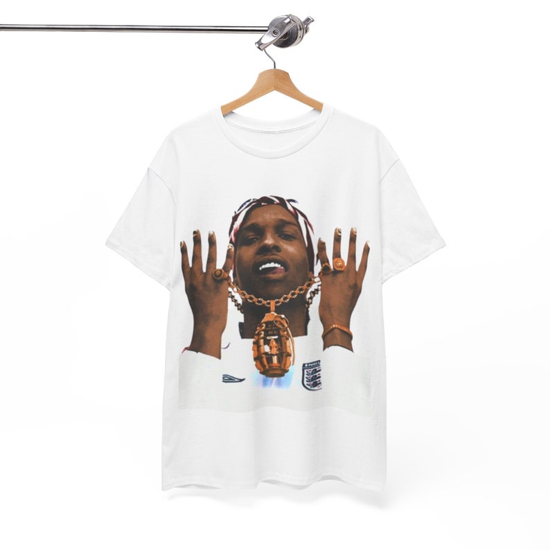 ASAP Rocky T-SHIRT Rap Tee Concert Merch Rare Hip Hop Graphic Print ...