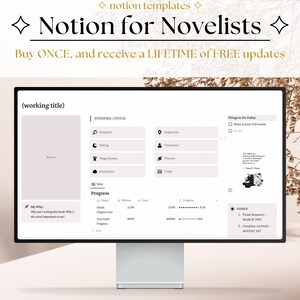Notion Template for Writers; Template for Writing Novels; Writers ...