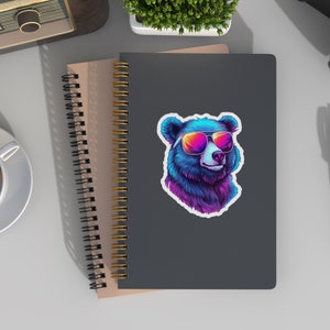 Cool Bear Vinyl Sticker, Laptop, Water Bottle Decal - Etsy