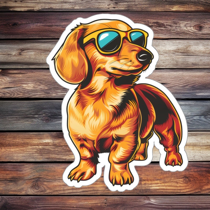Dachshund Sticker - Etsy