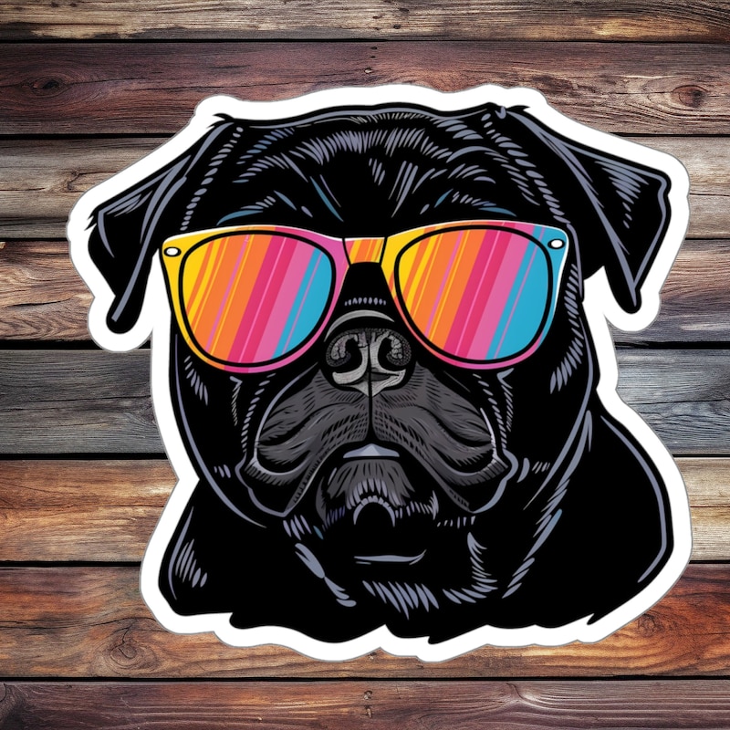 Pug Sticker - Etsy