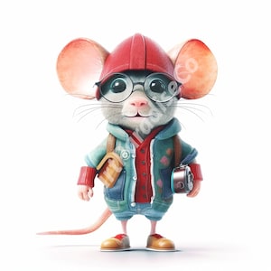 Mouse Rat Clip Art Collection: 10 High Quality Images Bundle - Etsy