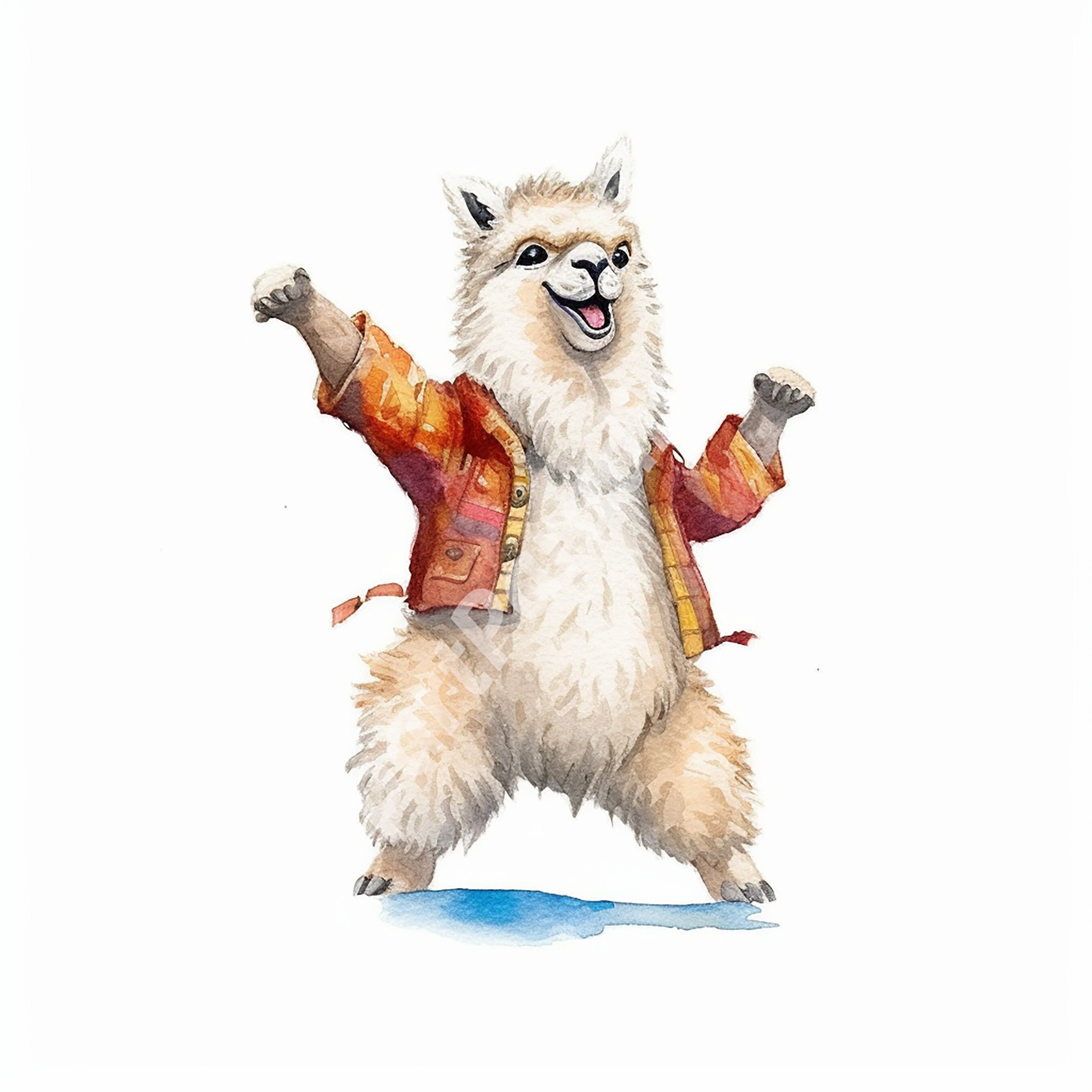 12 Cute Lama Clip Art Collection: 12 High Quality Images Instant ...