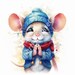 16 Mouse Rat Clip Art Collection: 16 High Quality Images Bundle 1th ...