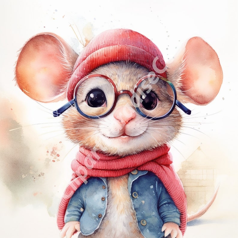 10 Mouse Rat Clip Art Collection: 10 High Quality Images Bundle 8th ...