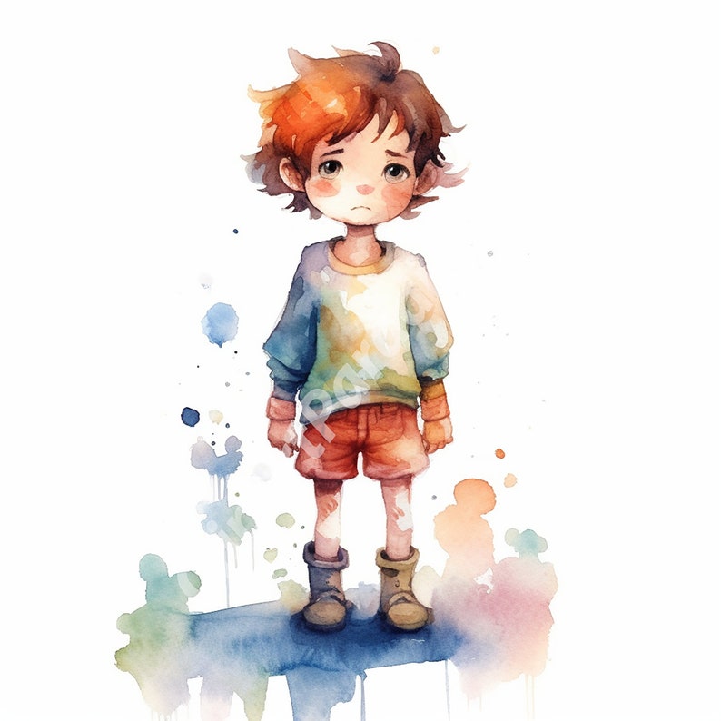 14 Cute Kid-boy Clip Art Collection: 14 High Quality Images Digital ...