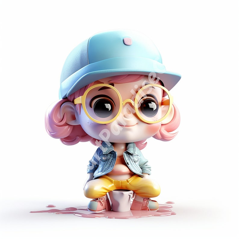 Cute Girl Clip Art Collection: 10 High Quality Images Series 8th ...