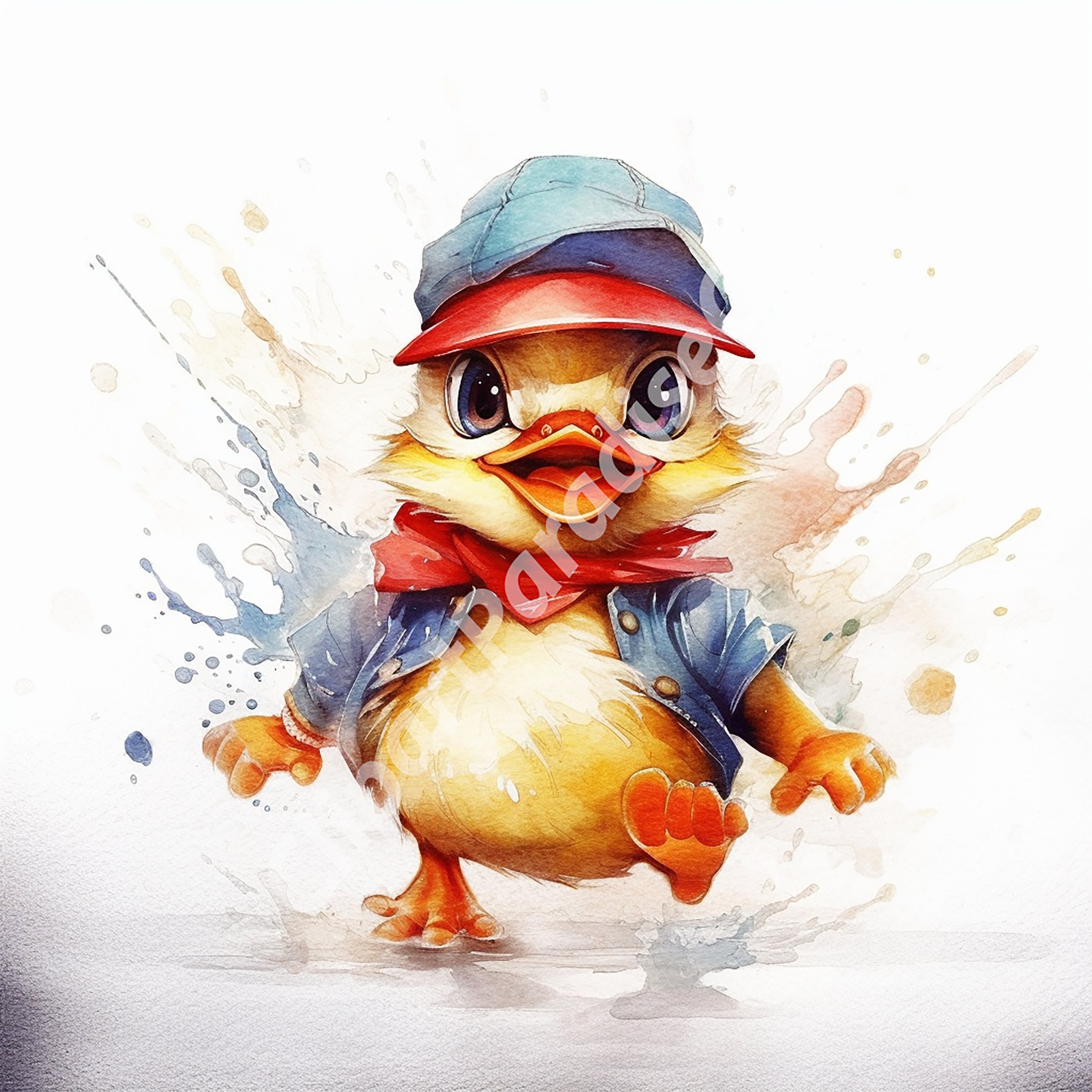 Cute Bird Duck Clip Art Collection: 35 High Quality Images for Digital ...