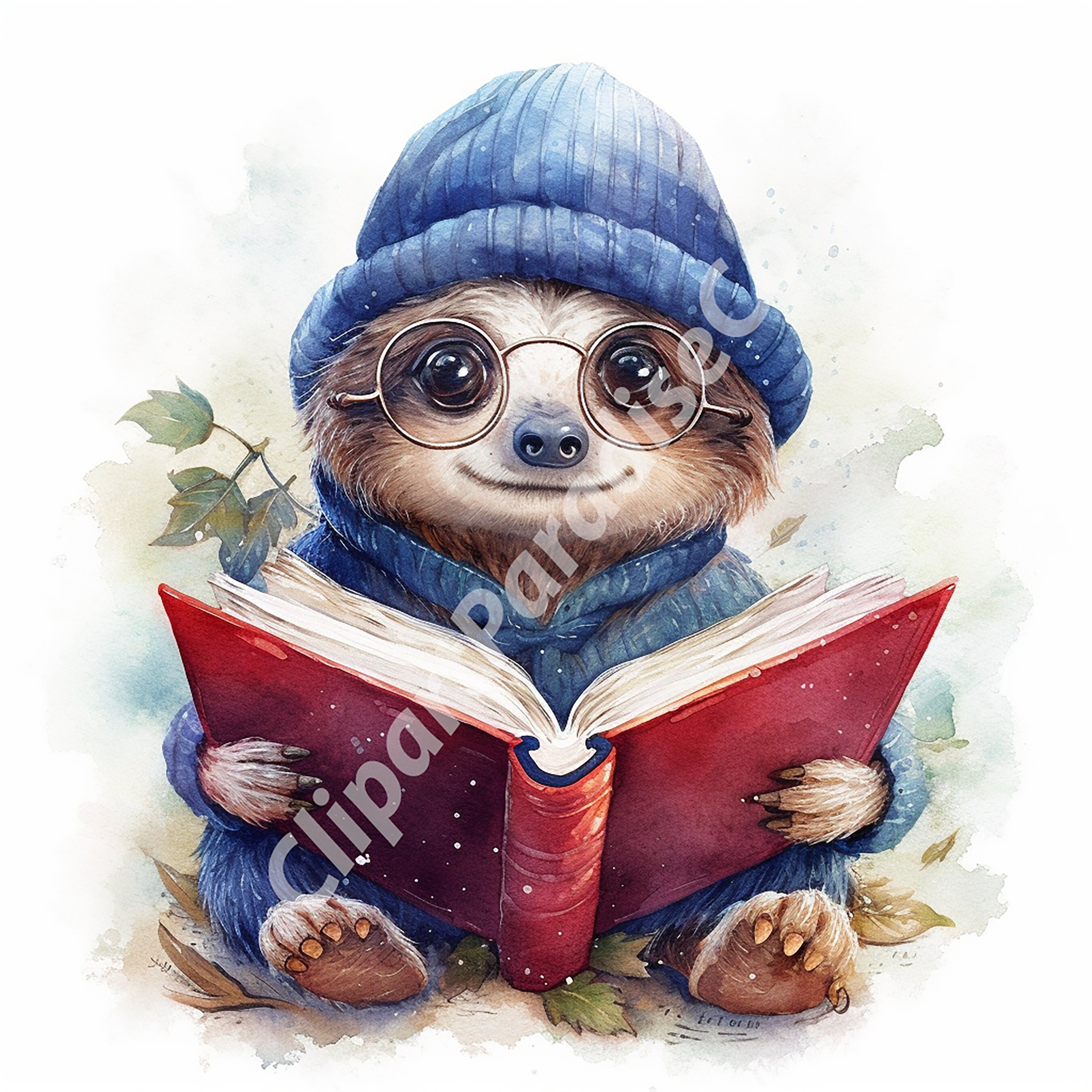 Sloth Clip Art Collection: 9 High Quality Jpgs Bundle 2th pack 2th ...